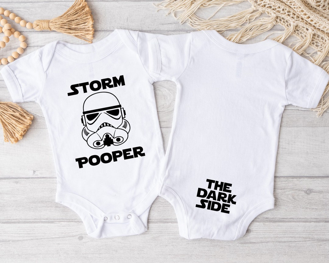 Storm Pooper Onesie, the Dark Side, Newborn, Baby Shower Gift, Bodysuit ...