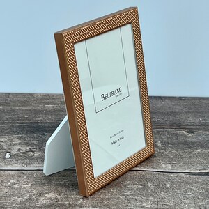 Beltrami Italian Copper Tone Photo Frame With Spot Pattern 4 - Etsy