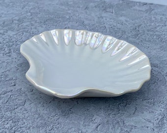 Clam Shell Soap/trinket Dish Clam Shell Dish Retro Kitsch Home - Etsy UK