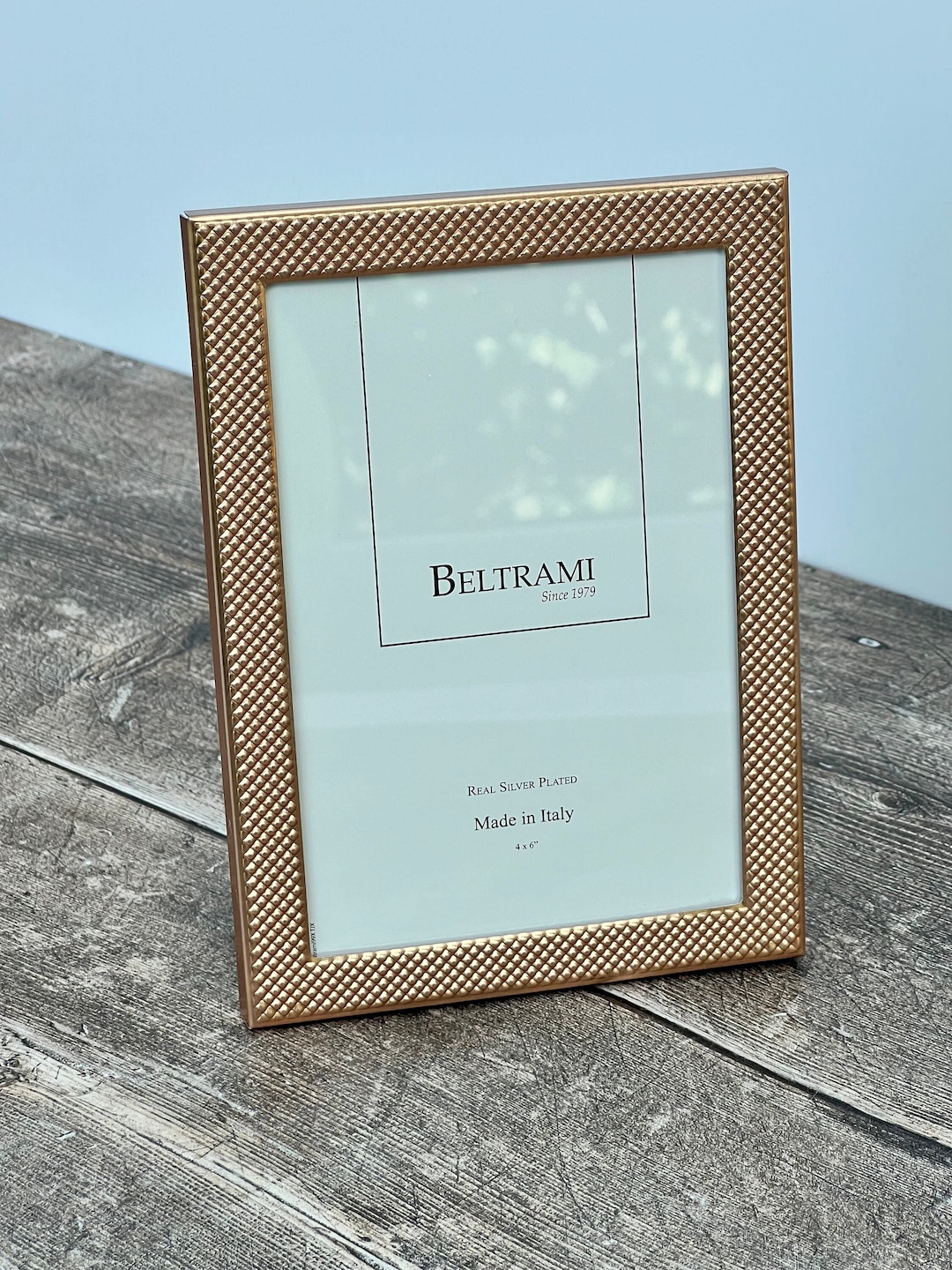 Beltrami Italian Copper Tone Photo Frame With Spot Pattern 4 - Etsy