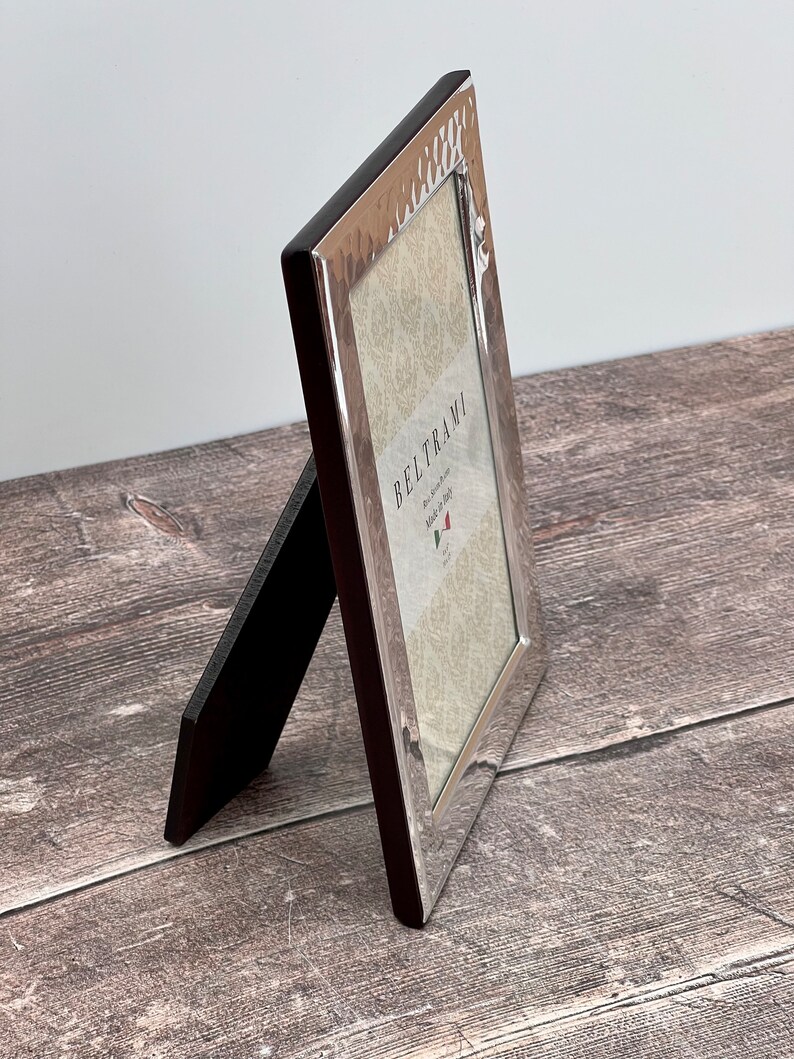 Beltrami Italian Silver Plated Patterned Photo Frame 4 X 6 - Etsy