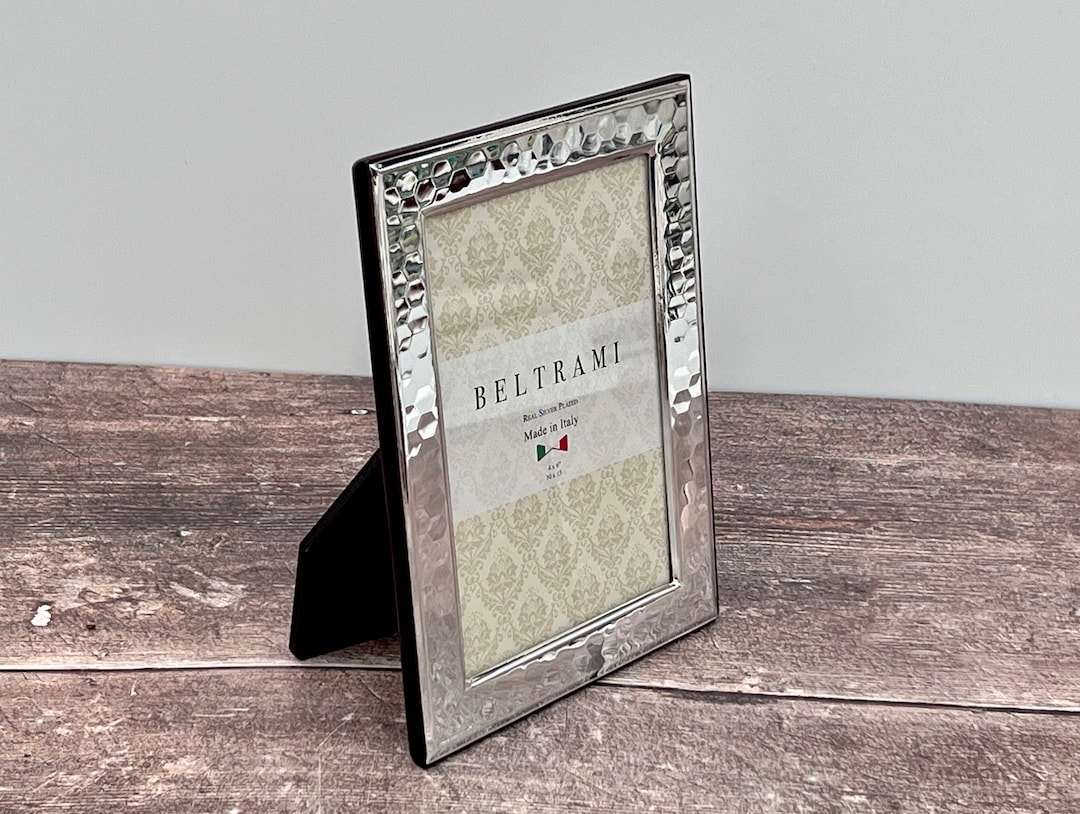 Beltrami Italian Silver Plated Patterned Photo Frame 4 X 6 - Etsy