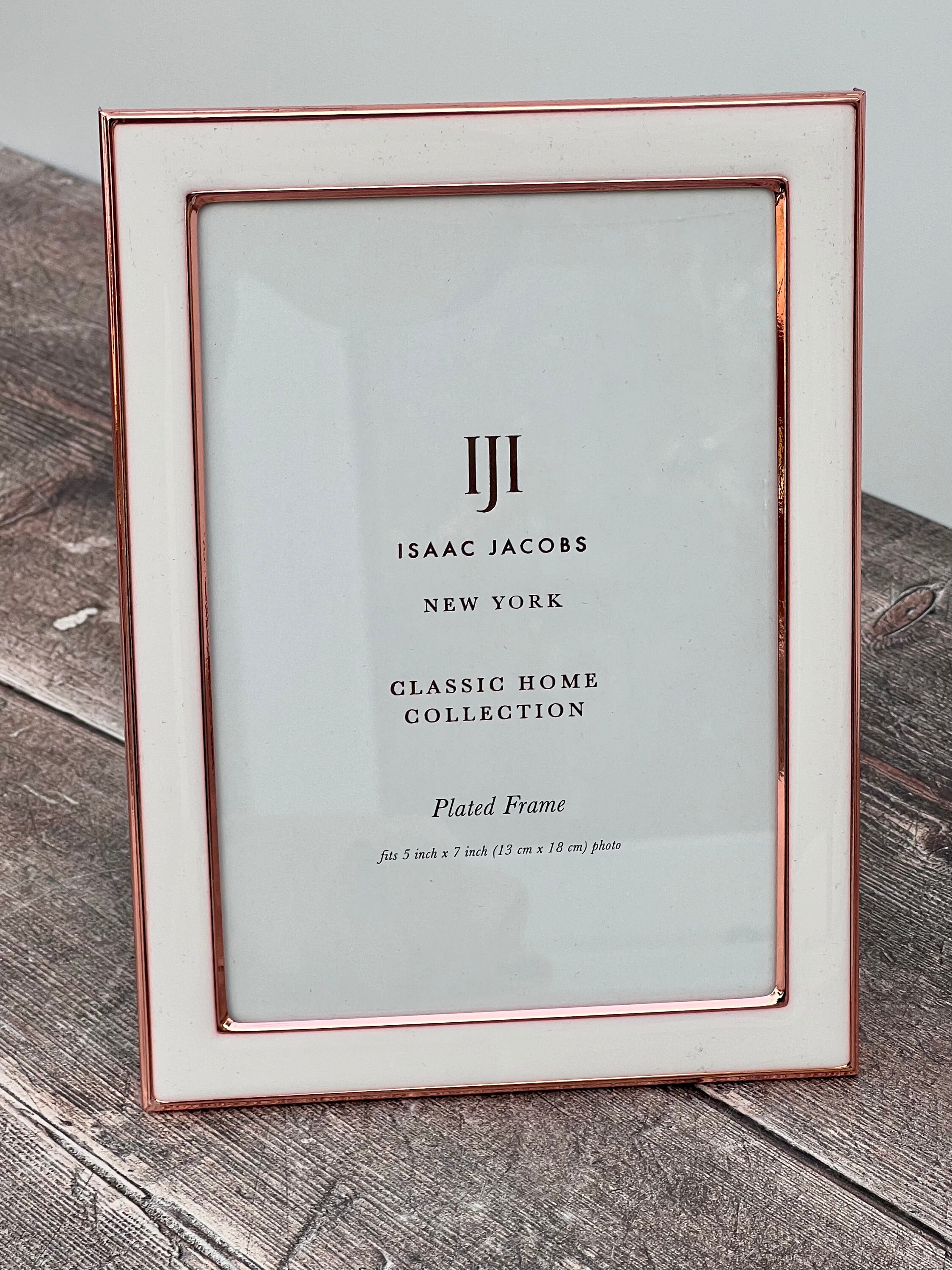 Isaac Jacobs White and Rose Gold Photo Frame 5 X - Etsy UK