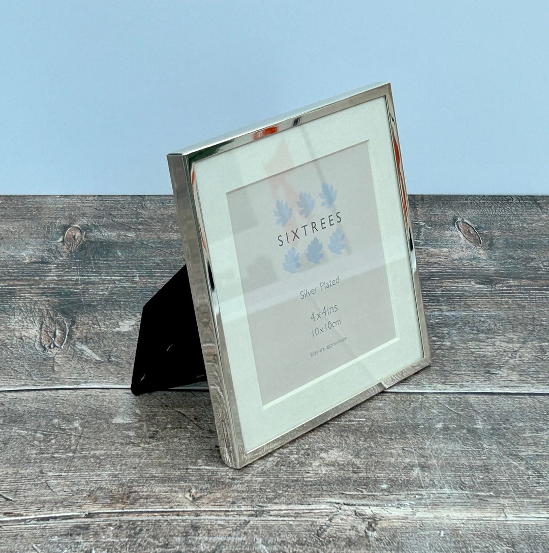 Sixtrees Silver Tone Square Frame With Aperture, 4 X 4 - Etsy