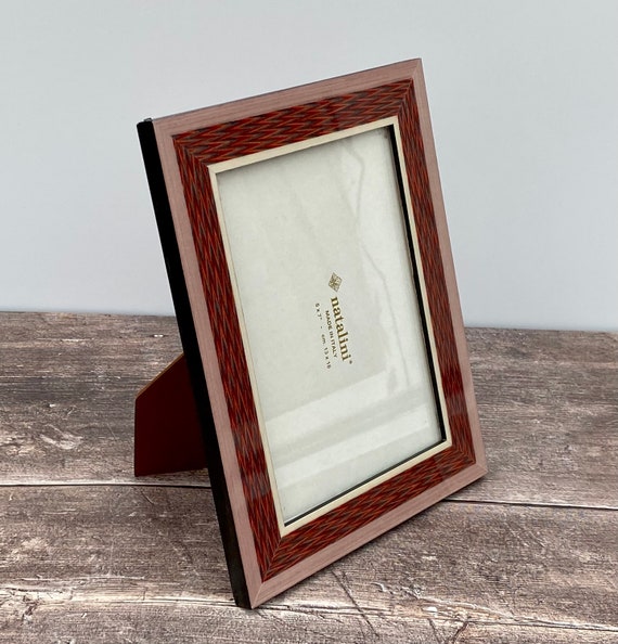 Natalini Red and Pink Patterned Photo Frame Made in Italy - Etsy