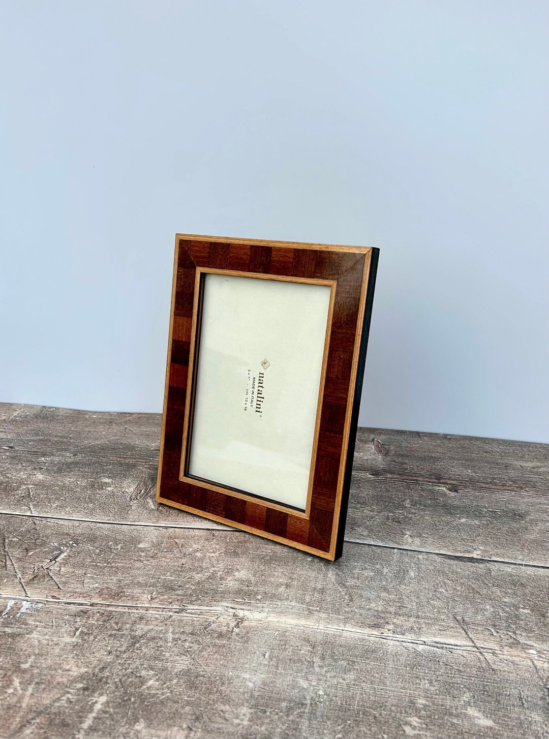 Natalini Brown Border Photo Frame, Made in Italy, 5x 7 - Etsy
