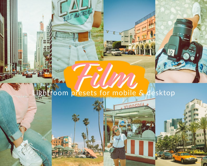 Retro Film Lightroom Presets, 70s Disposable Camera Preset, 60s ...