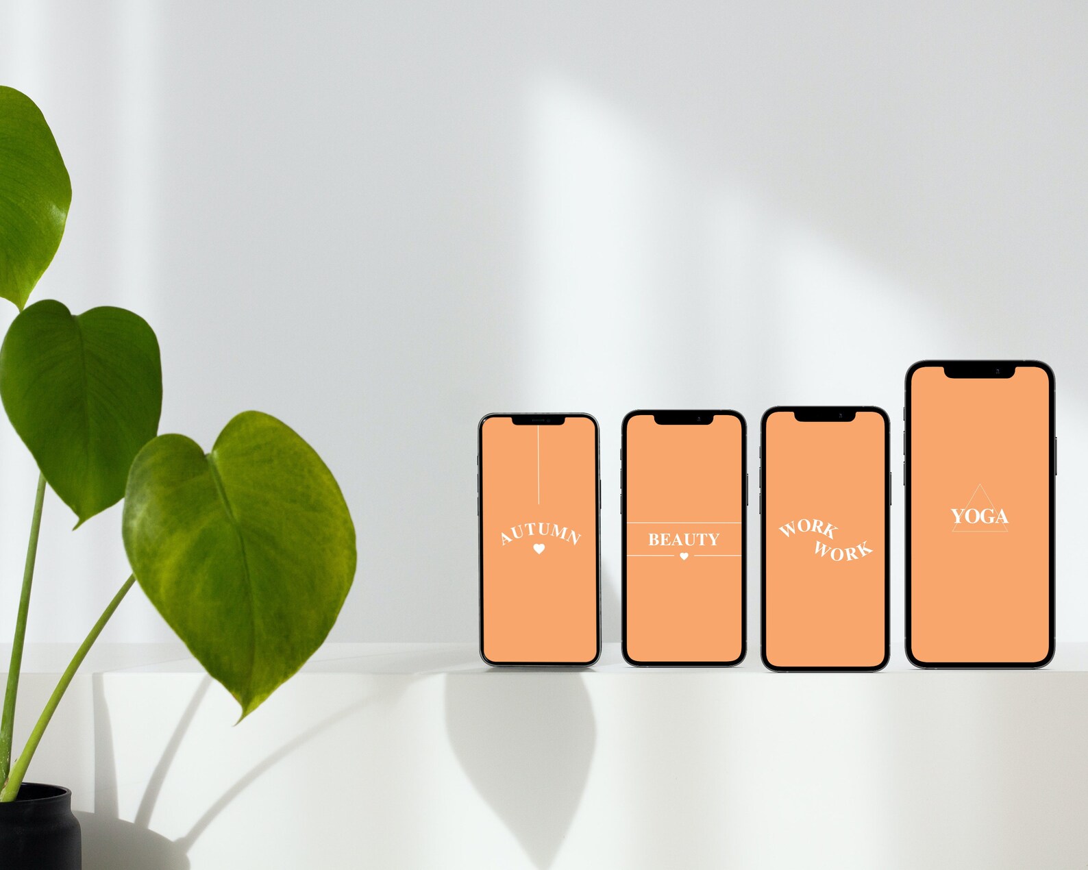 Orange Instagram Highlight Covers With Letters, Peach Modern Story ...