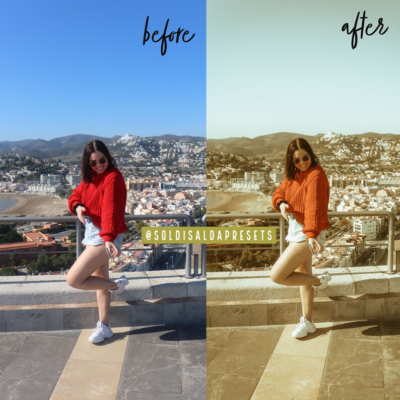 12 Grainy Film Lightroom Mobile, 60s Analog Preset, 70s Vintage Photo ...