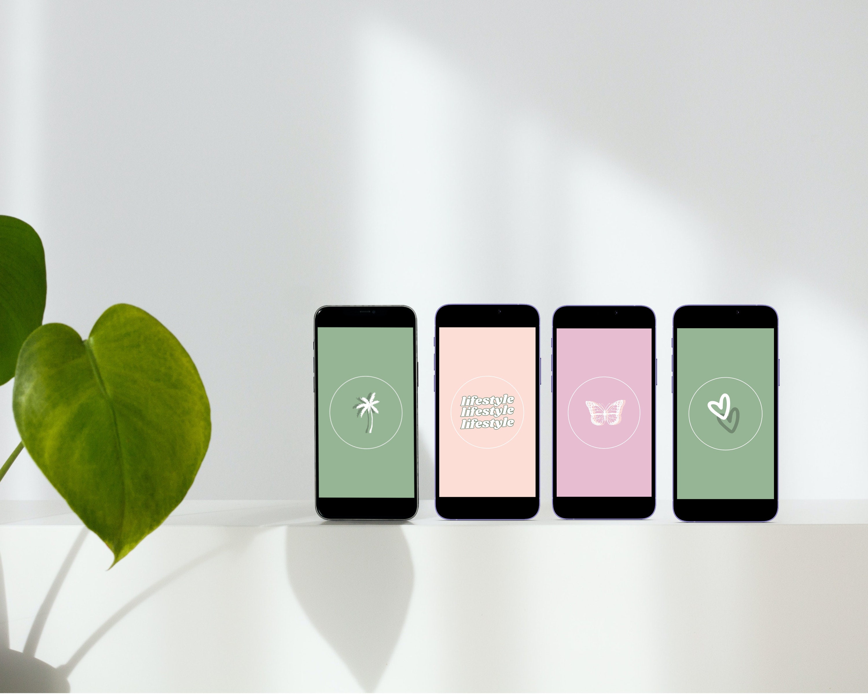 Summer Instagram Highlight Covers, Minimalist Pink Instagram Highlight ...