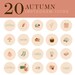 Autumn Instagram Story Highlight Covers Boho Fall Highlight - Etsy
