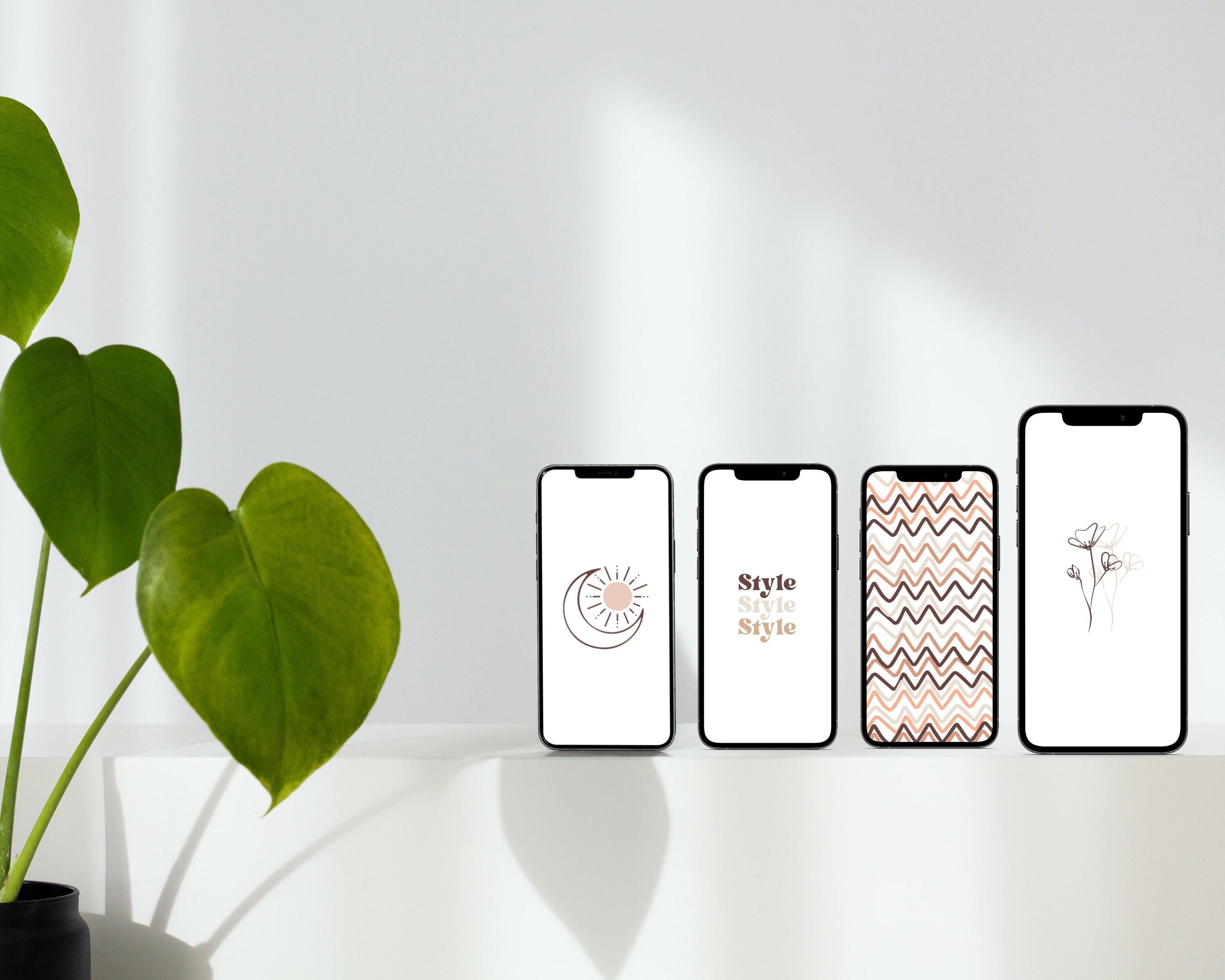 Boho Neutral Instagram Highlight Covers 80s Natural Groovy - Etsy