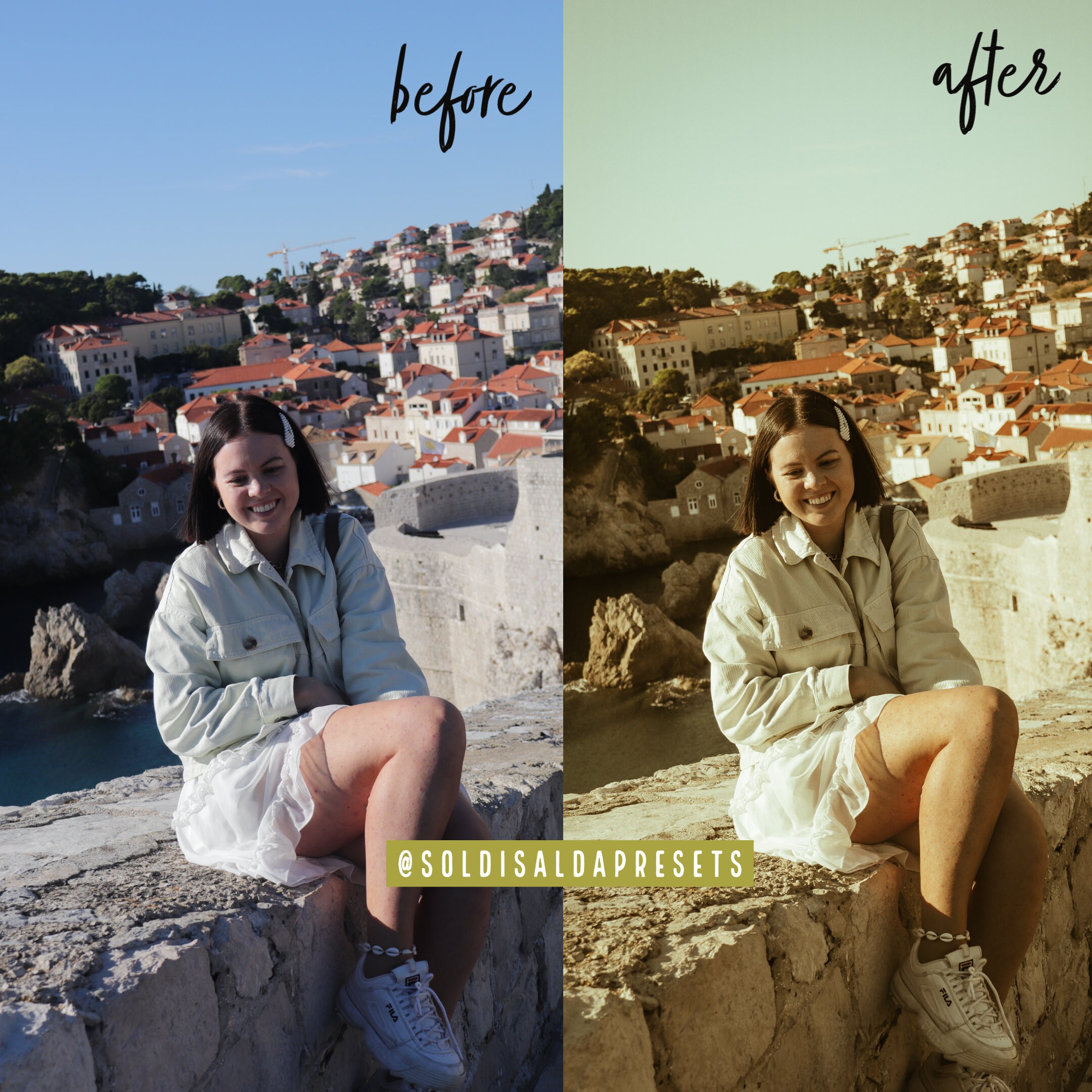 12 Grainy Film Lightroom Mobile, 60s Analog Preset, 70s Vintage Photo ...