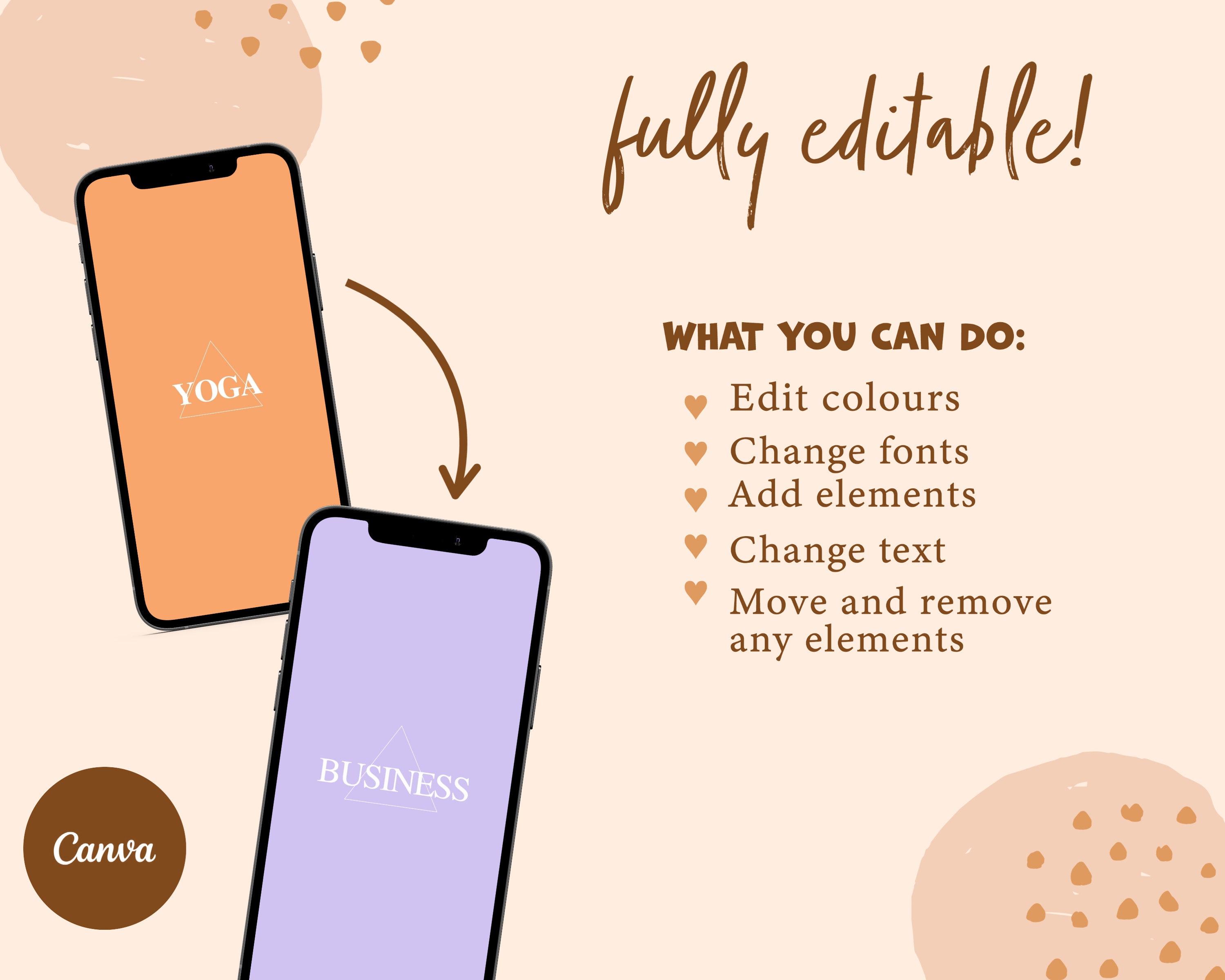 Orange Instagram Highlight Covers With Letters Peach Modern - Etsy