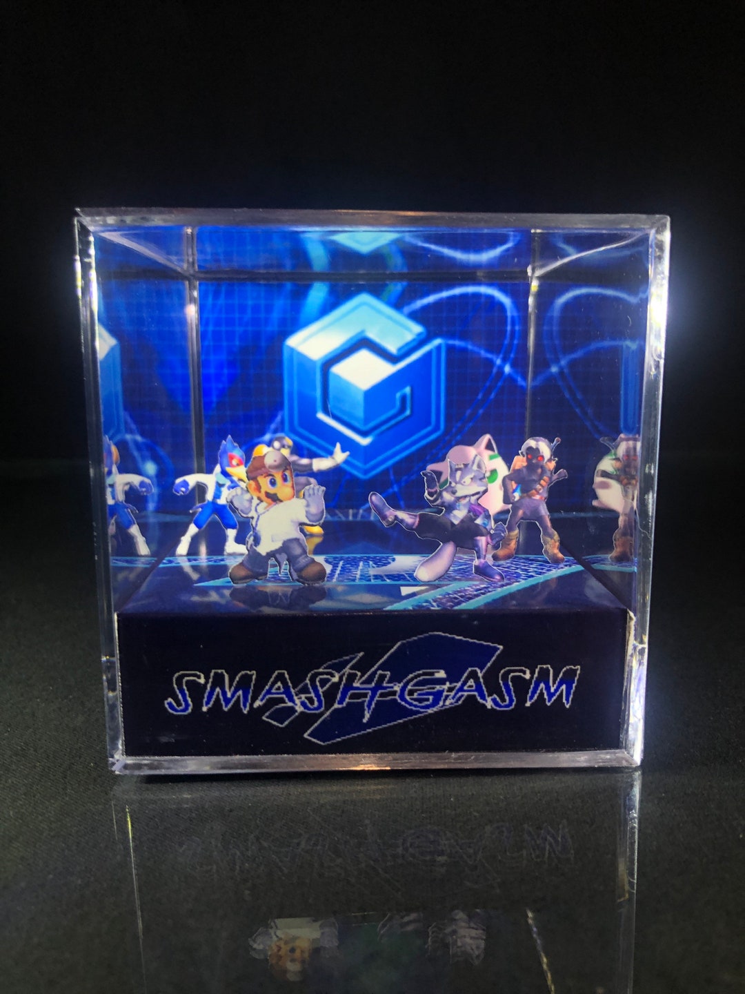 Super Smash Bros Display Box Supersmashgasm - 3D Art Cube by VSYNCART ...