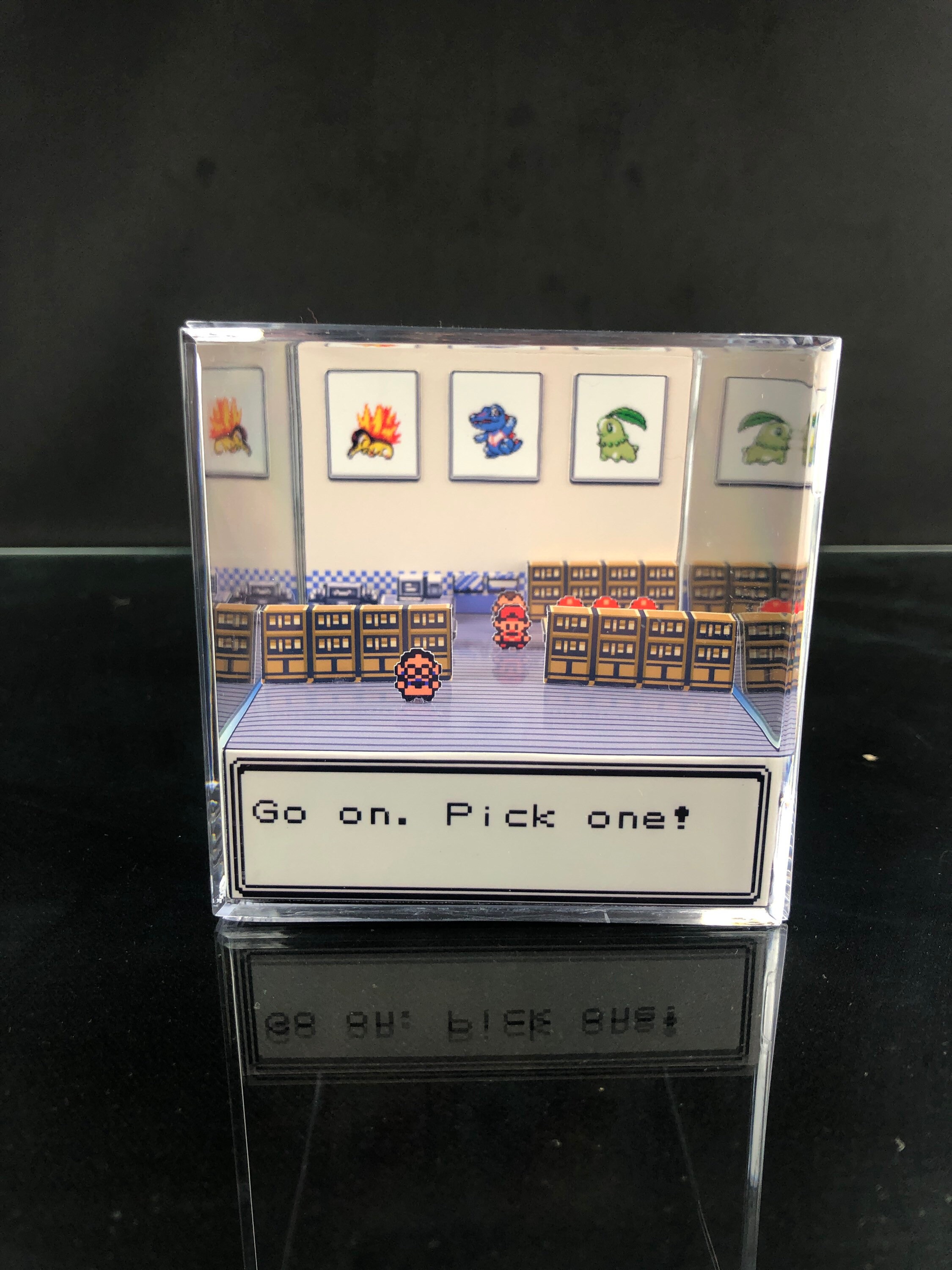 Pokemon Elm’s Lab - Choose Your Starter - Gen 2 - Pokémon Crystal 3D ...