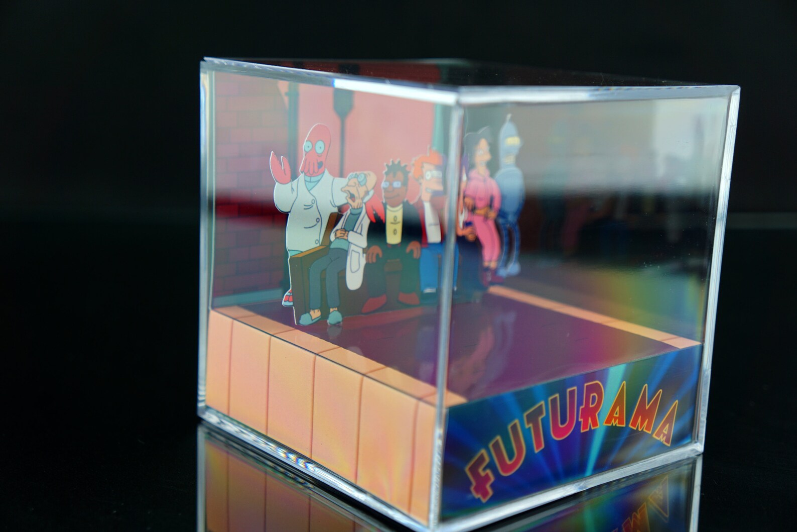 Futurama Display Cube Fan Art VSYNCART 3D Art Box - Etsy
