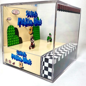 Handmade 3D Super Mario Cube Super Mario Bros 3 Shadowcube Vintage ...