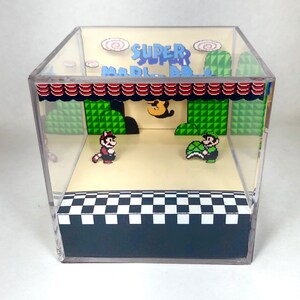 Handmade 3D Super Mario Cube Super Mario Bros 3 Shadowcube Vintage ...