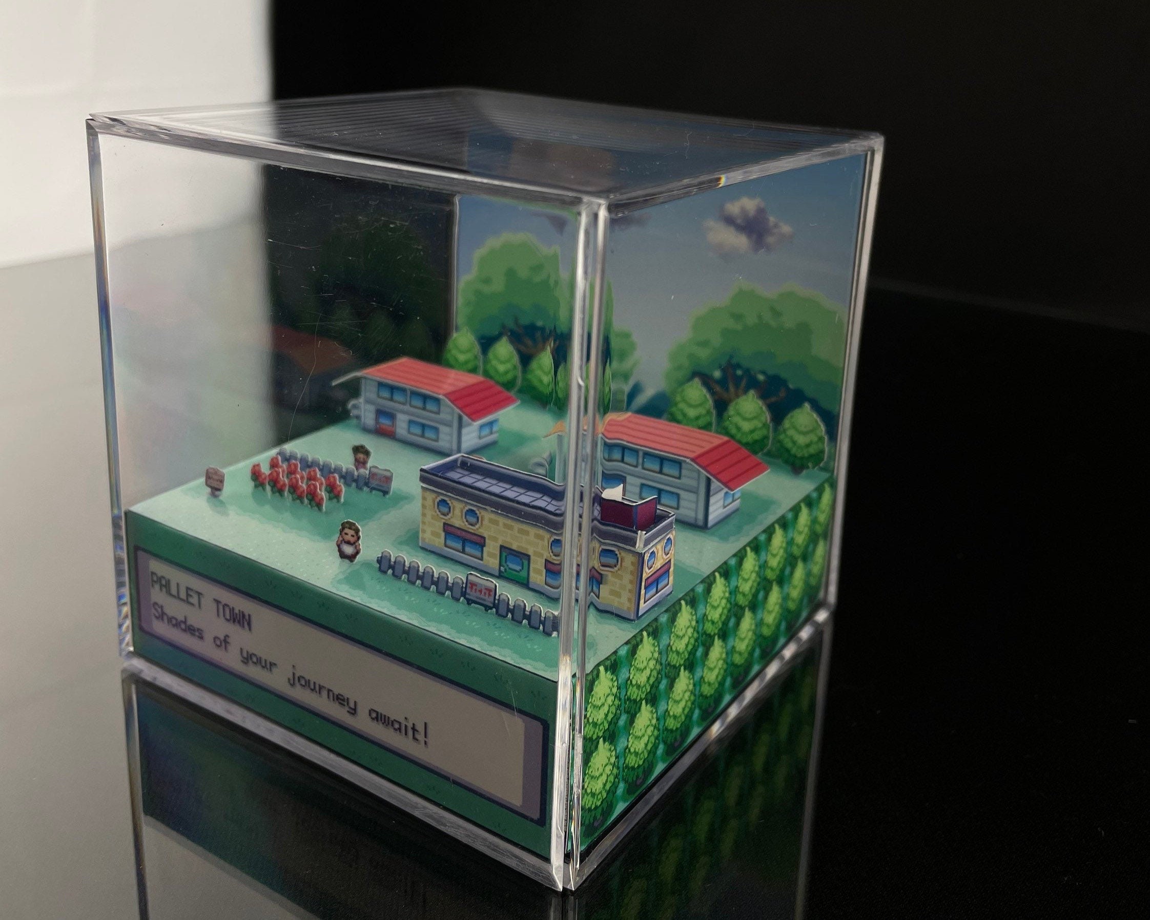 Pokemon Box - Pallet Town - 3D Box Diorama From Pokemon Fire Red and ...