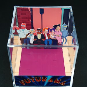 Futurama Display Cube - Fan Art VSYNCART 3D Art Box - Etsy