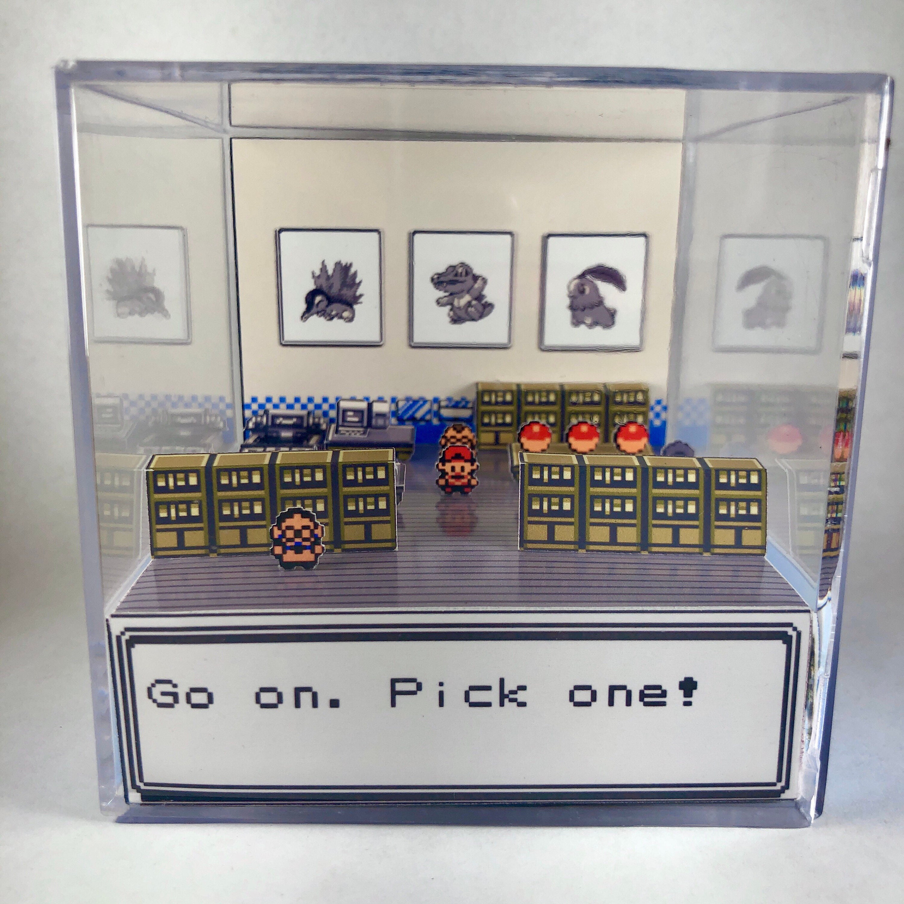 Pokemon Elm’s Lab - Choose Your Starter - Gen 2 - Pokémon Crystal 3D ...