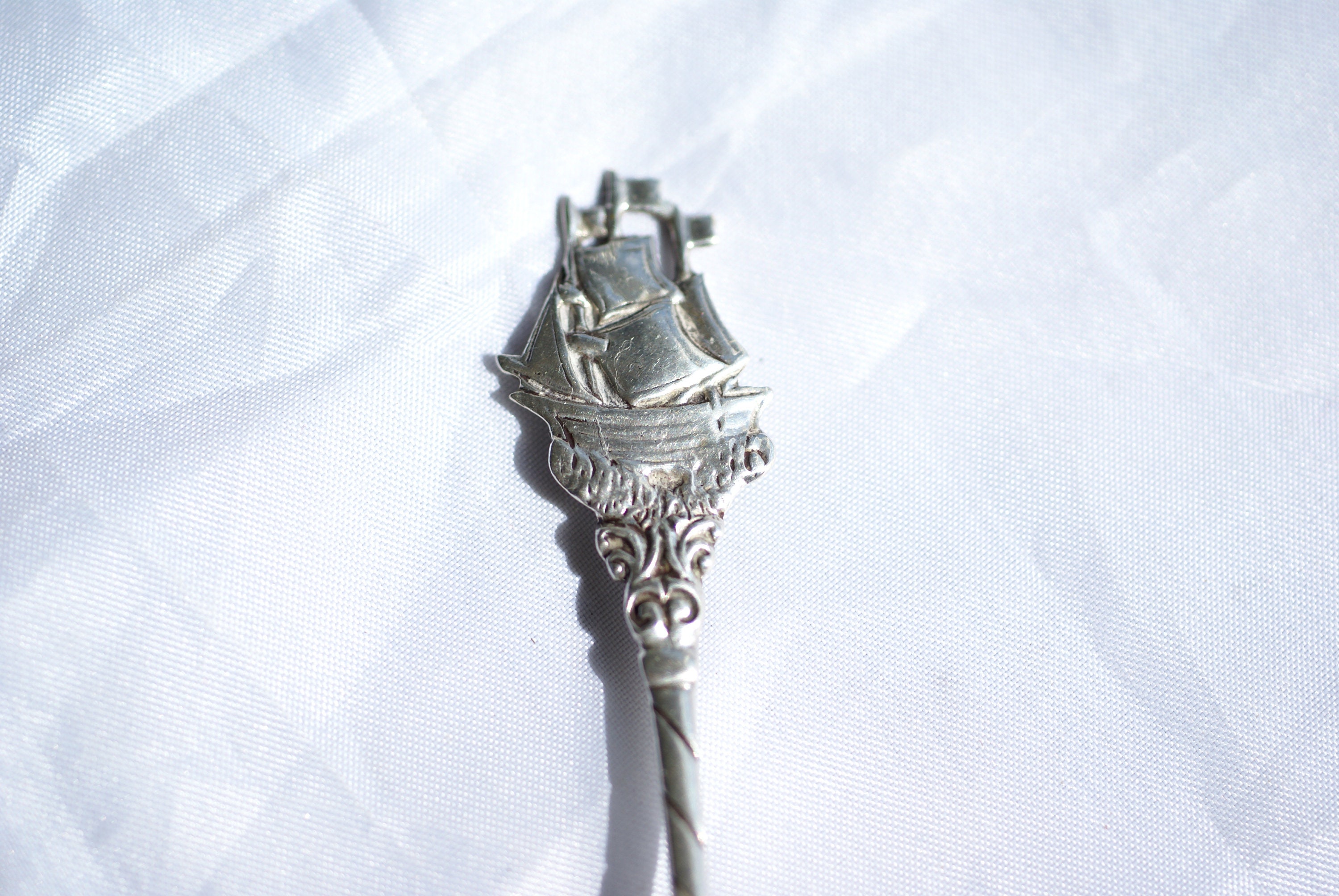 Two Sided Square Rigged Ship Souvenir Spoon - Etsy