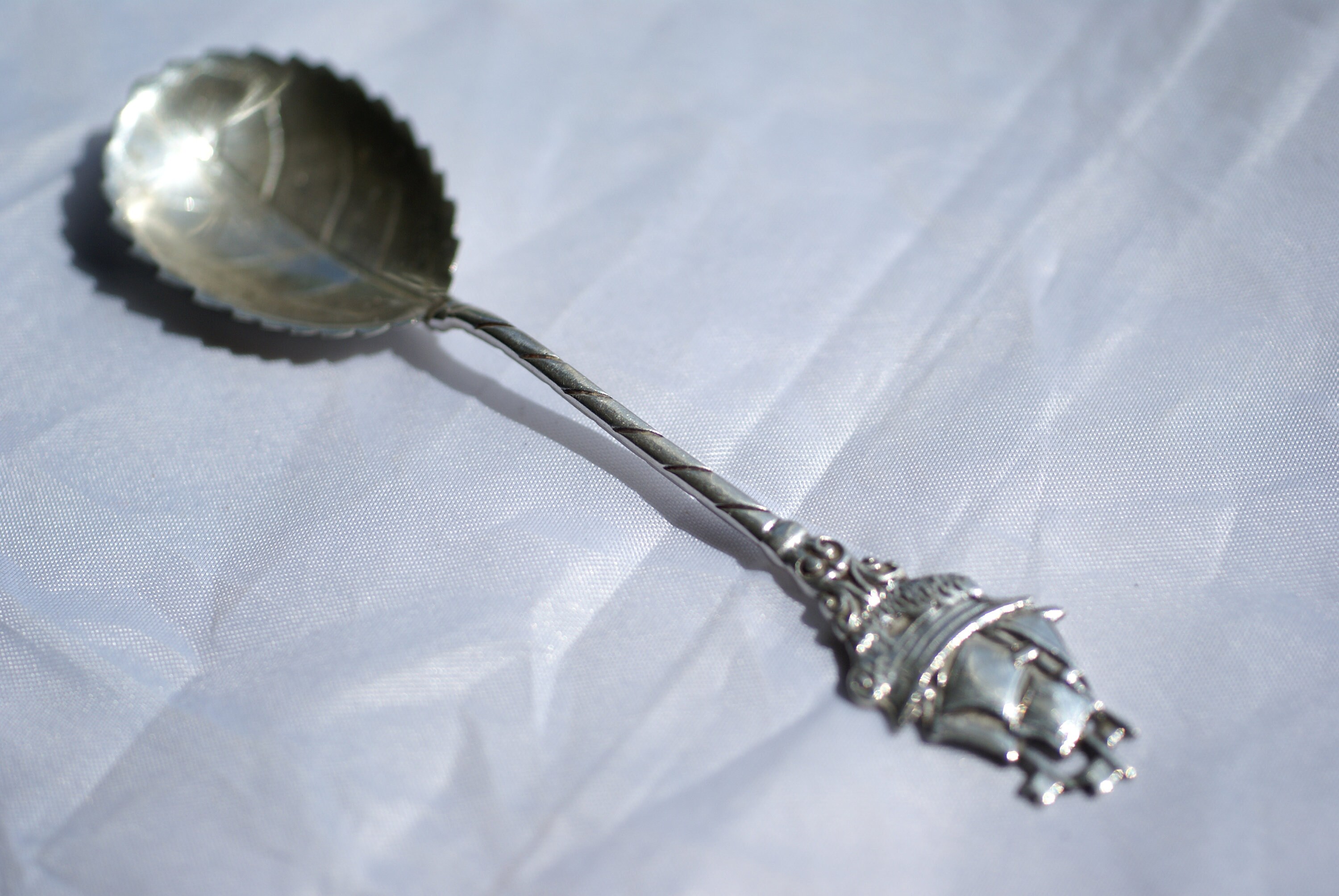 Two Sided Square Rigged Ship Souvenir Spoon - Etsy