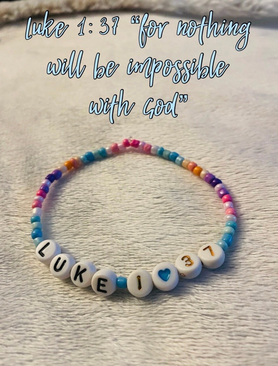 Custom Bible Verse Bracelet - Etsy