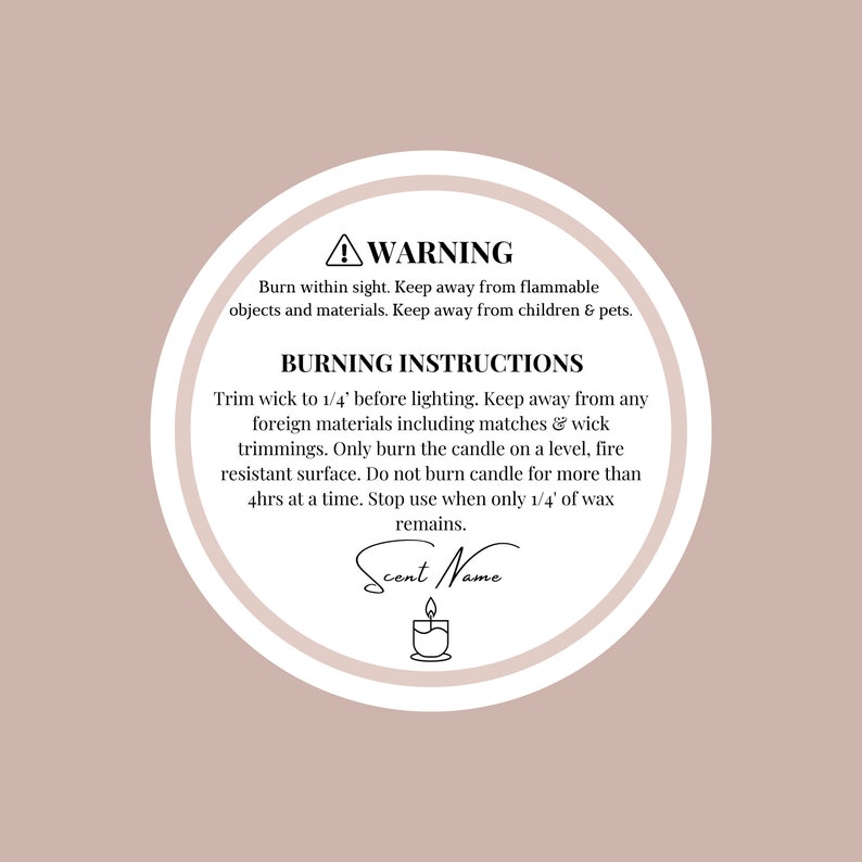 Custom Warning Labels - Etsy