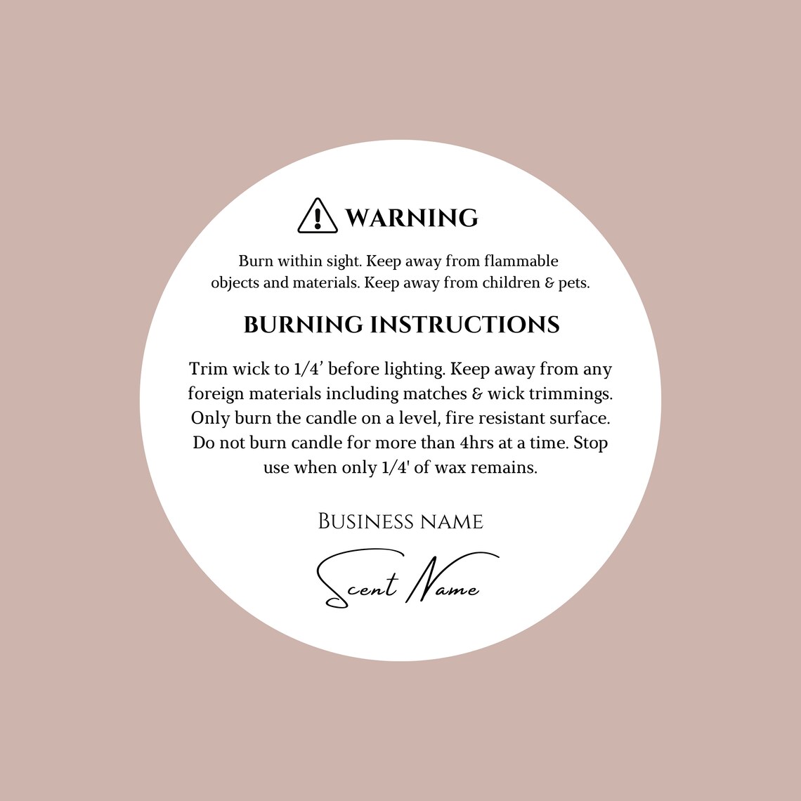 Custom Warning Labels - Etsy