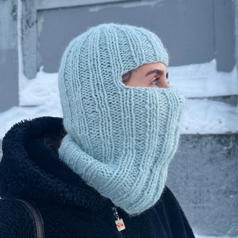 Balaclava Knitting Pattern (PDF Download) - Etsy