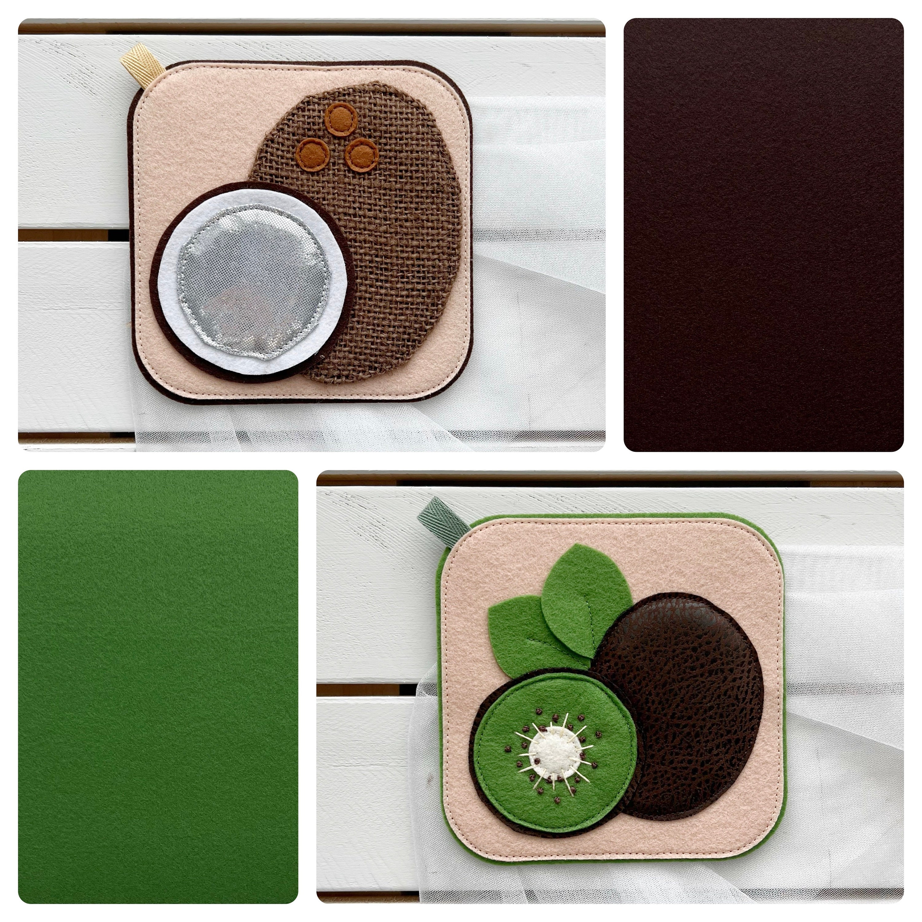 Tactile Felt Fruit Cards: Montessori Sensory Toy - Etsy