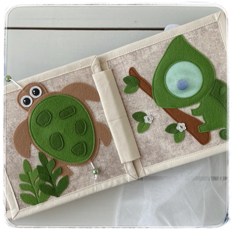 Felt Animal Quiet Book: Montessori Toddler Busy Book - Etsy