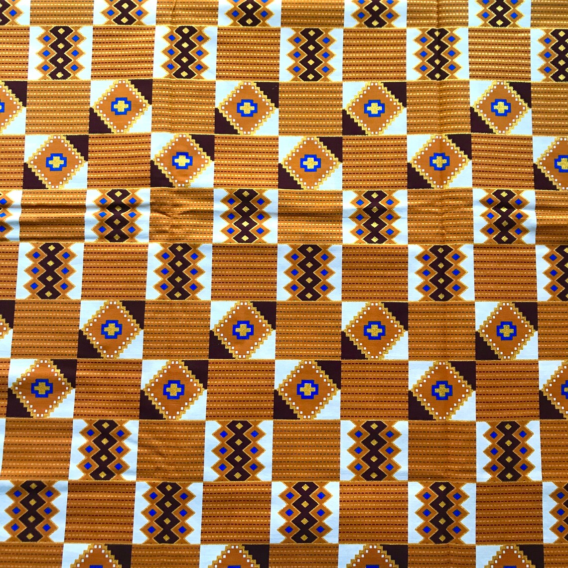 African Print Fabric Kente Print Fabric Ankara Fabric - Etsy