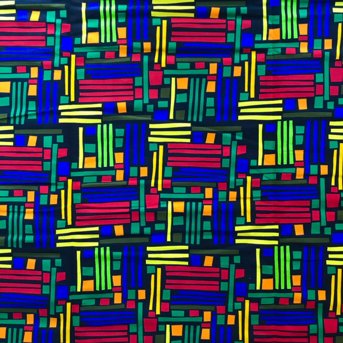 African Print Fabric Geo Print Fabric Ankara Fabric Face - Etsy