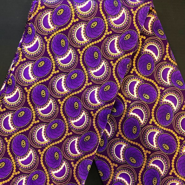 Purple African Fabric - Etsy