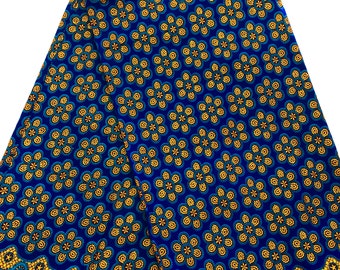 African Print Fabric, Gold Glitter Ankara Fabric, Triangles Print, 6 ...