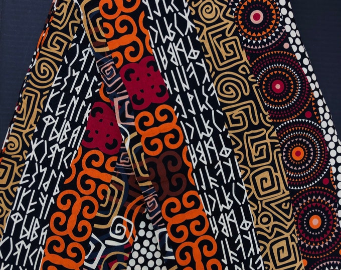 African Print Fabric, Mudcloth Print Fabric, Tribal Print Fabric, Earth ...