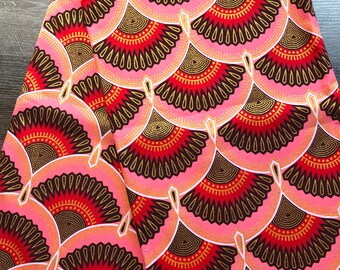 Pink African Fabric - Etsy