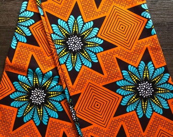 African Print Fabric Leaves Print Fabric Ankara Fabric - Etsy