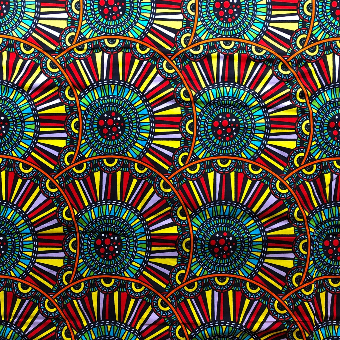 African Print Fabric Jewel Print Fabric Ankara Fabric Face - Etsy