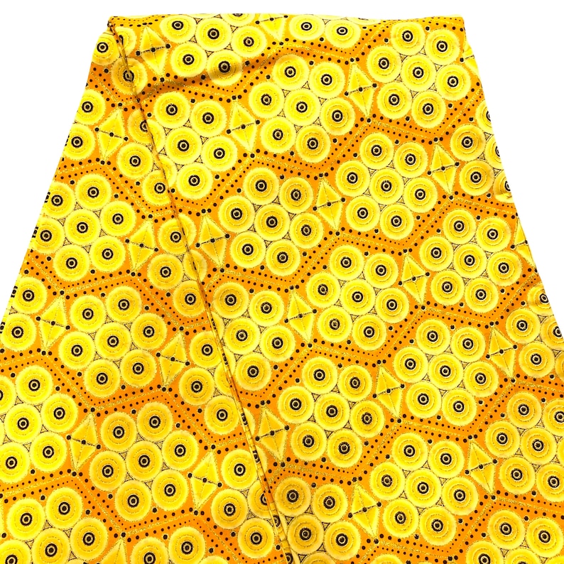 African Print Fabric, Gold Glitter Ankara Fabric, Damask Print, 6 Yards ...