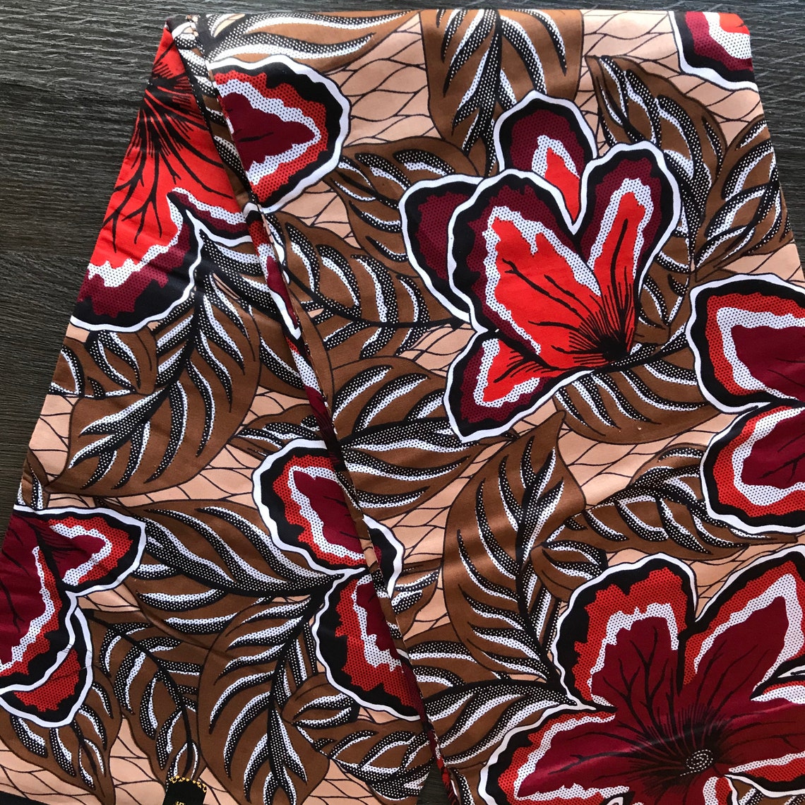 African Print Fabric, Floral Print Fabric, Ankara Fabric, Bright ...