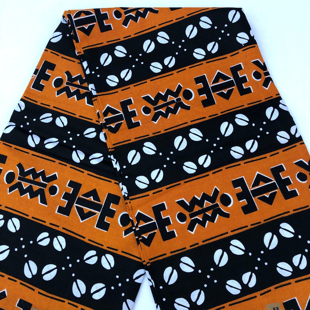 African Print Fabric, Mudcloth Print Fabric, Tribal Print Fabric ...