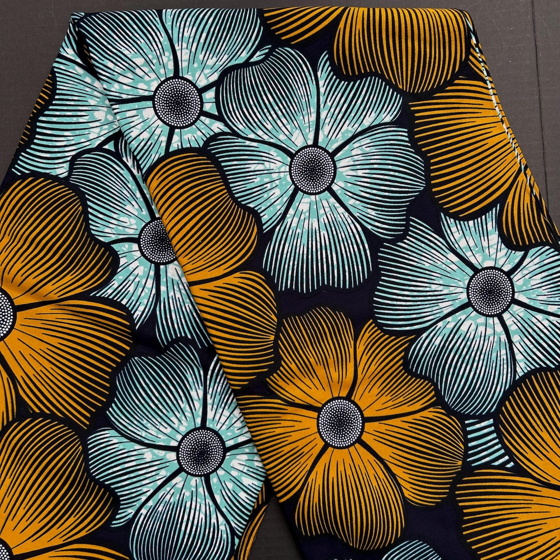 African Print Fabric, Floral Print Fabric, Ankara Fabric, Big Flowers ...