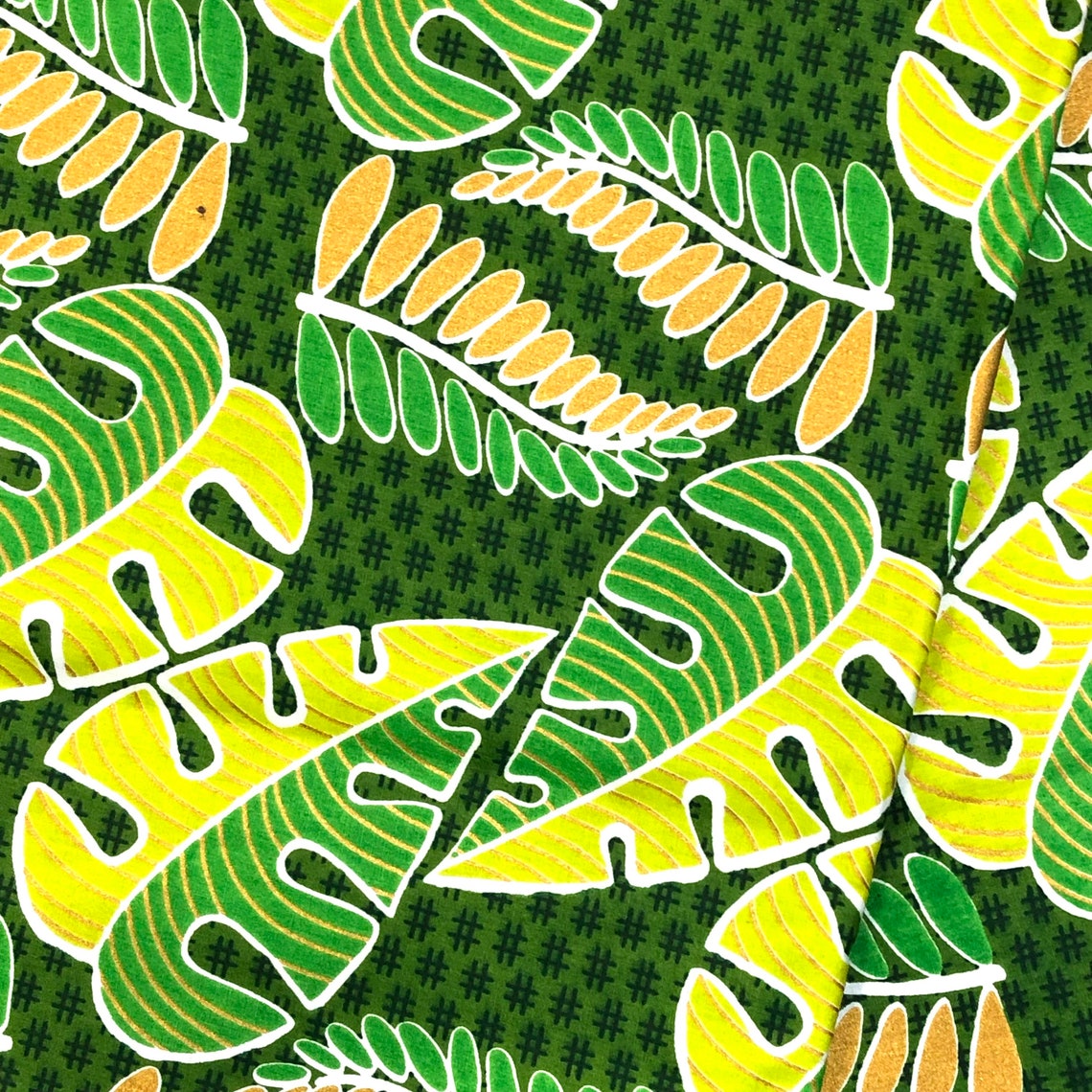 African Print Fabric, Floral Print Fabric, Ankara Fabric, Metallic ...
