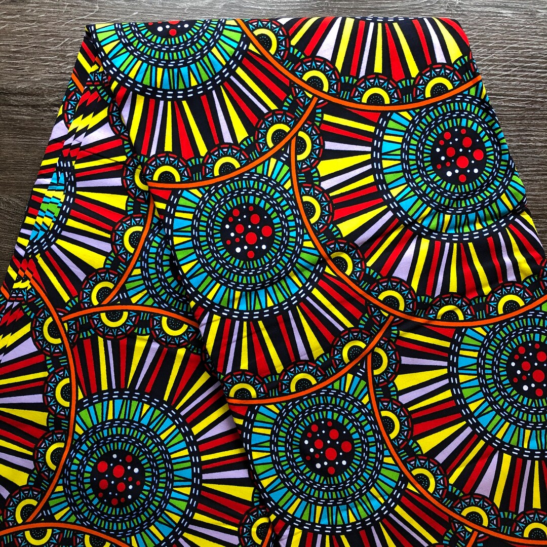 African Print Fabric Jewel Print Fabric Ankara Fabric Face - Etsy