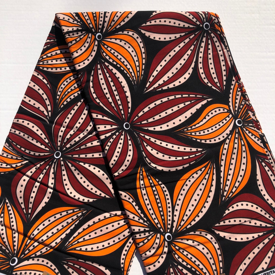 African Print Fabric, Floral Print Fabric, Ankara Fabric, Flowers Print ...