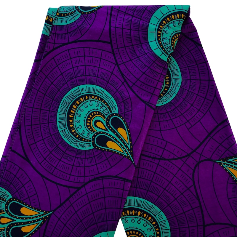 African Purple Fabric - Etsy